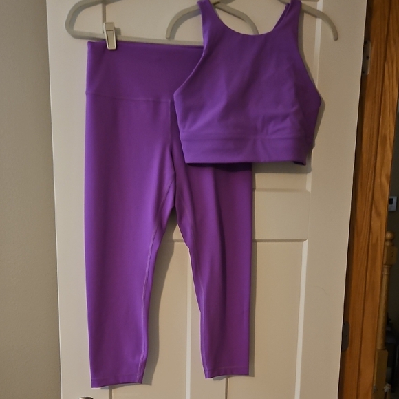 lululemon athletica | Pants & Jumpsuits | Lululemon Moonlit Magenta Set Size 2 | Poshmark